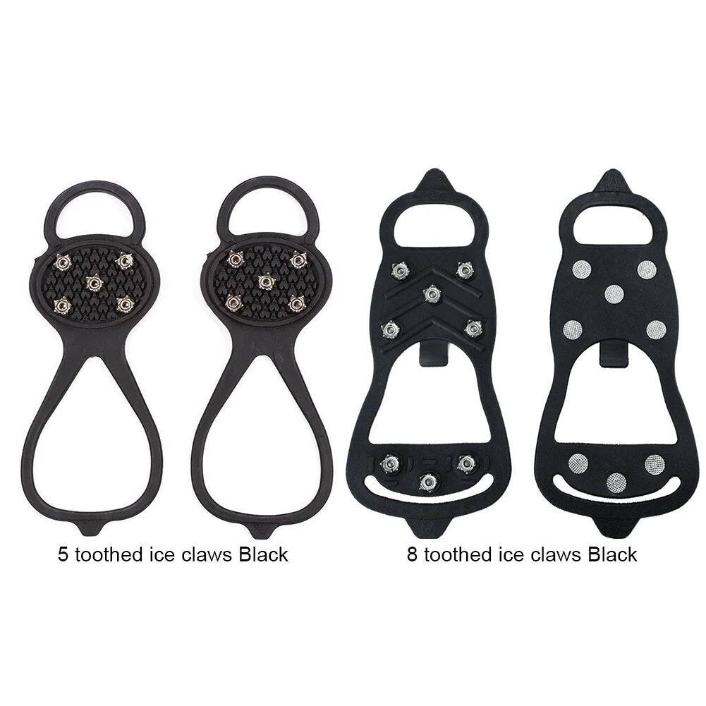5/8 Teeth Snow Ice Claws Non-Slip Walking Cleat Ice Grippers