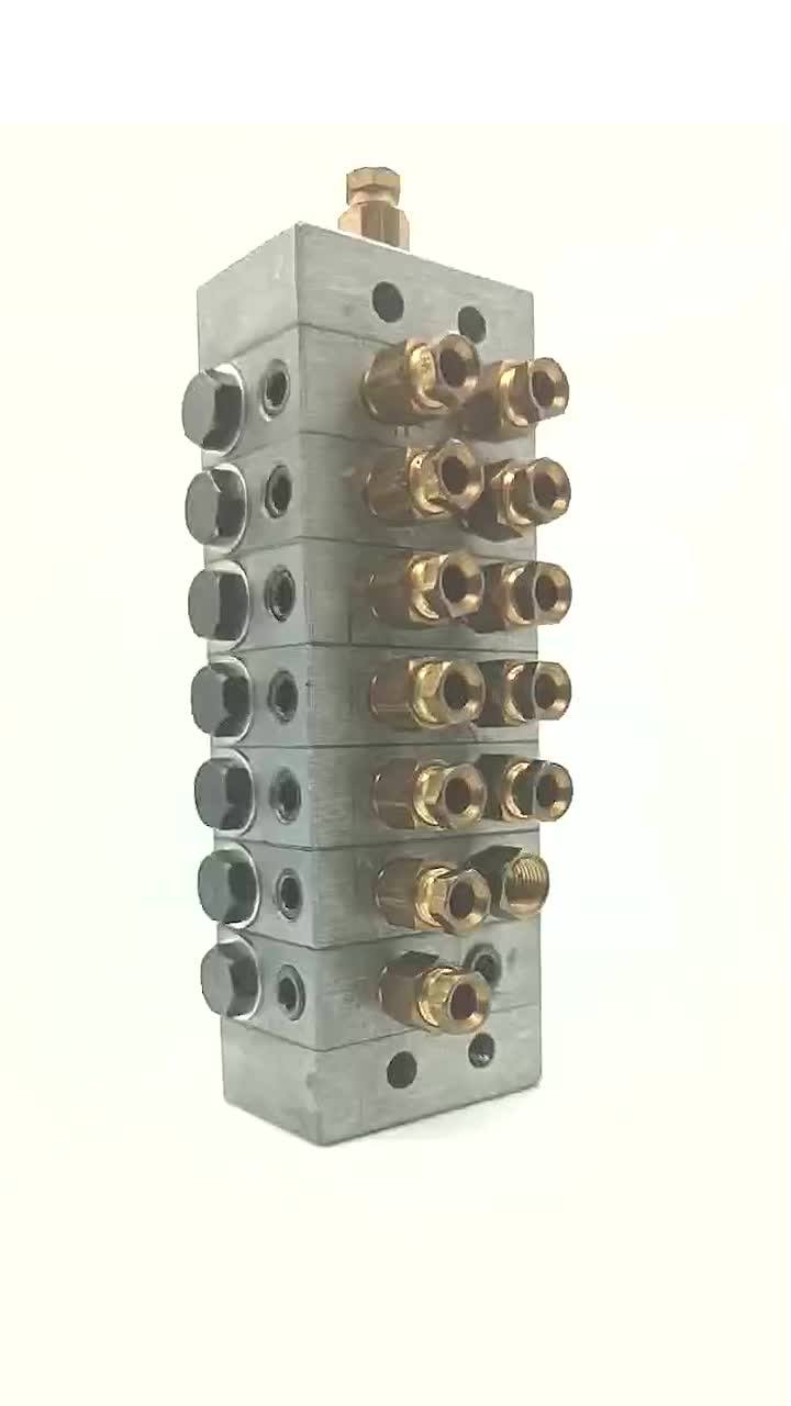 Baotn Gpb Progressive Grease Distribution Valve Multiple Outlets Grease ...