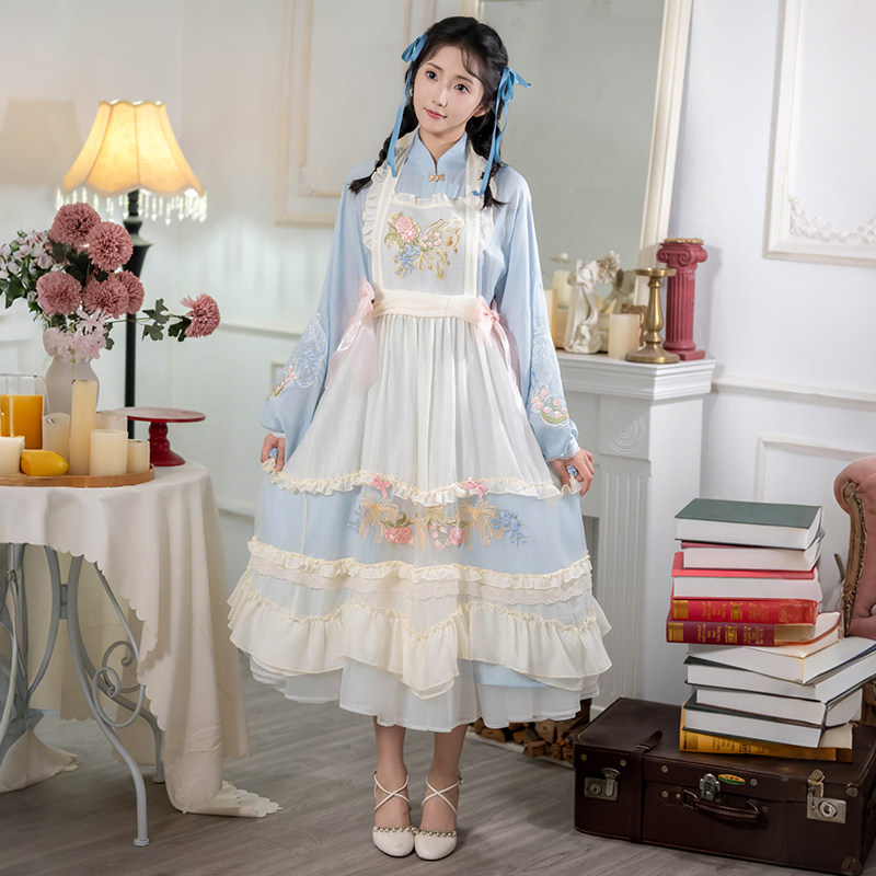 A must buy for 25 years! beilei elf flower butterfly han dynasty suit ...
