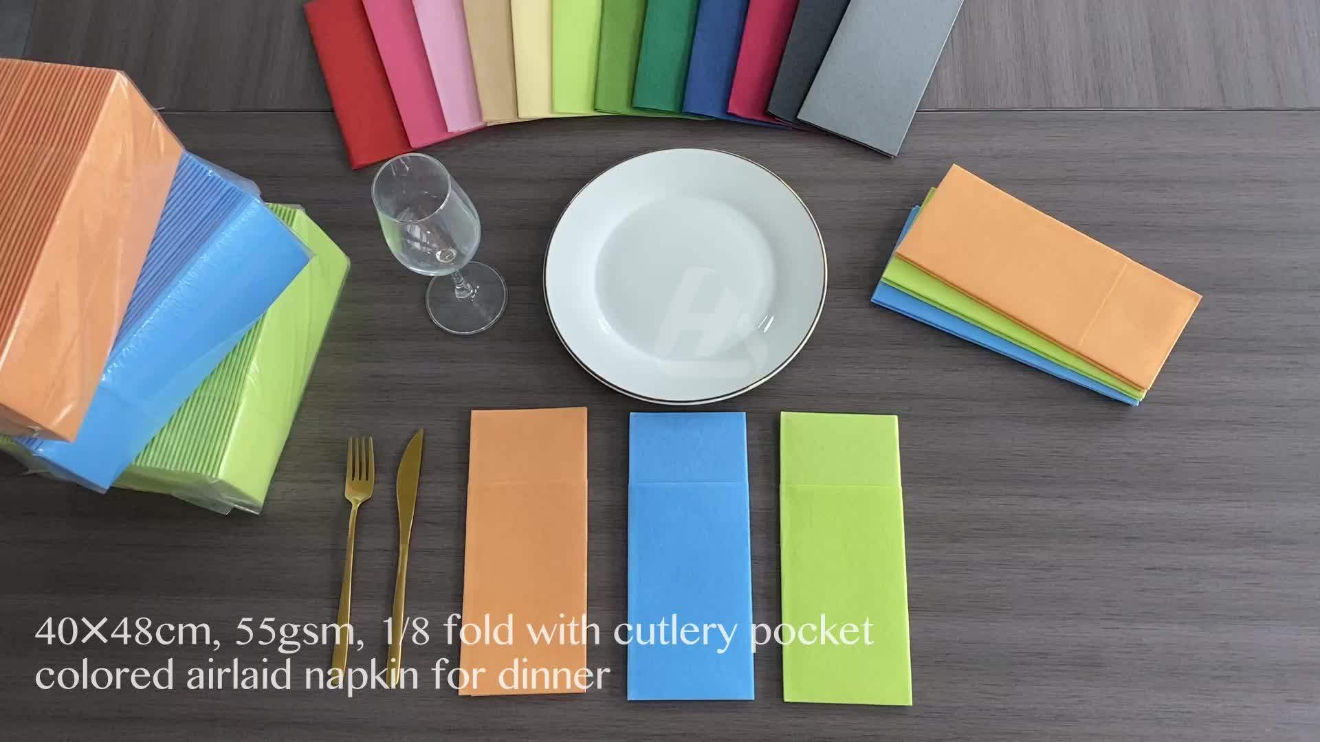 Free Sample Airlaid Color Paper Napkins Custom Dinner Napkins Dining ...