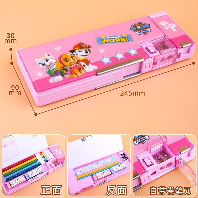 [USD 9.70] Li Wang team children's stationery box boys multi-functional ...