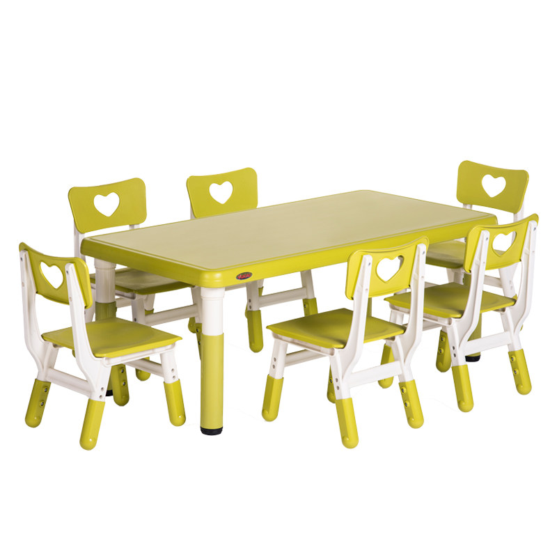 Yucai kindergarten table and chair set Children's learning table Baby ...