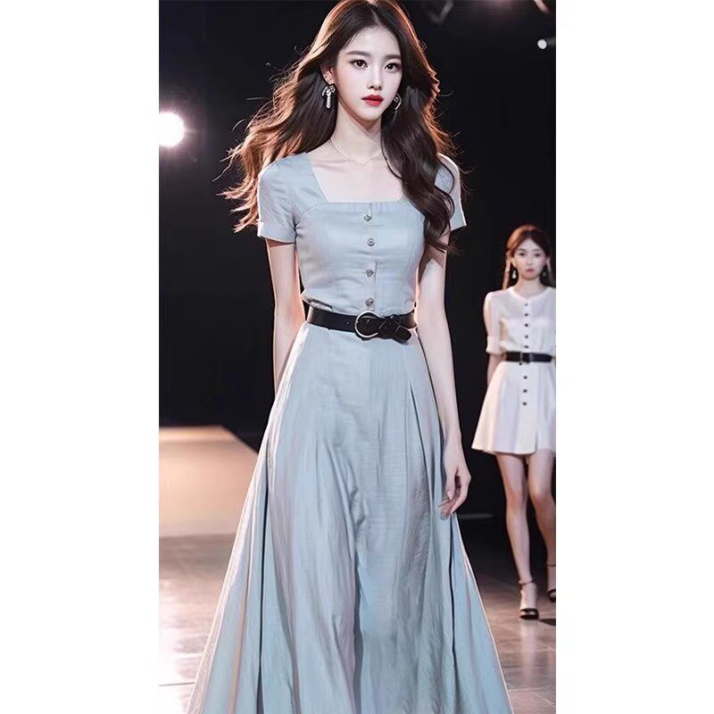 2025summernew arrivalaccessible luxuryclassy long skirt, french ...
