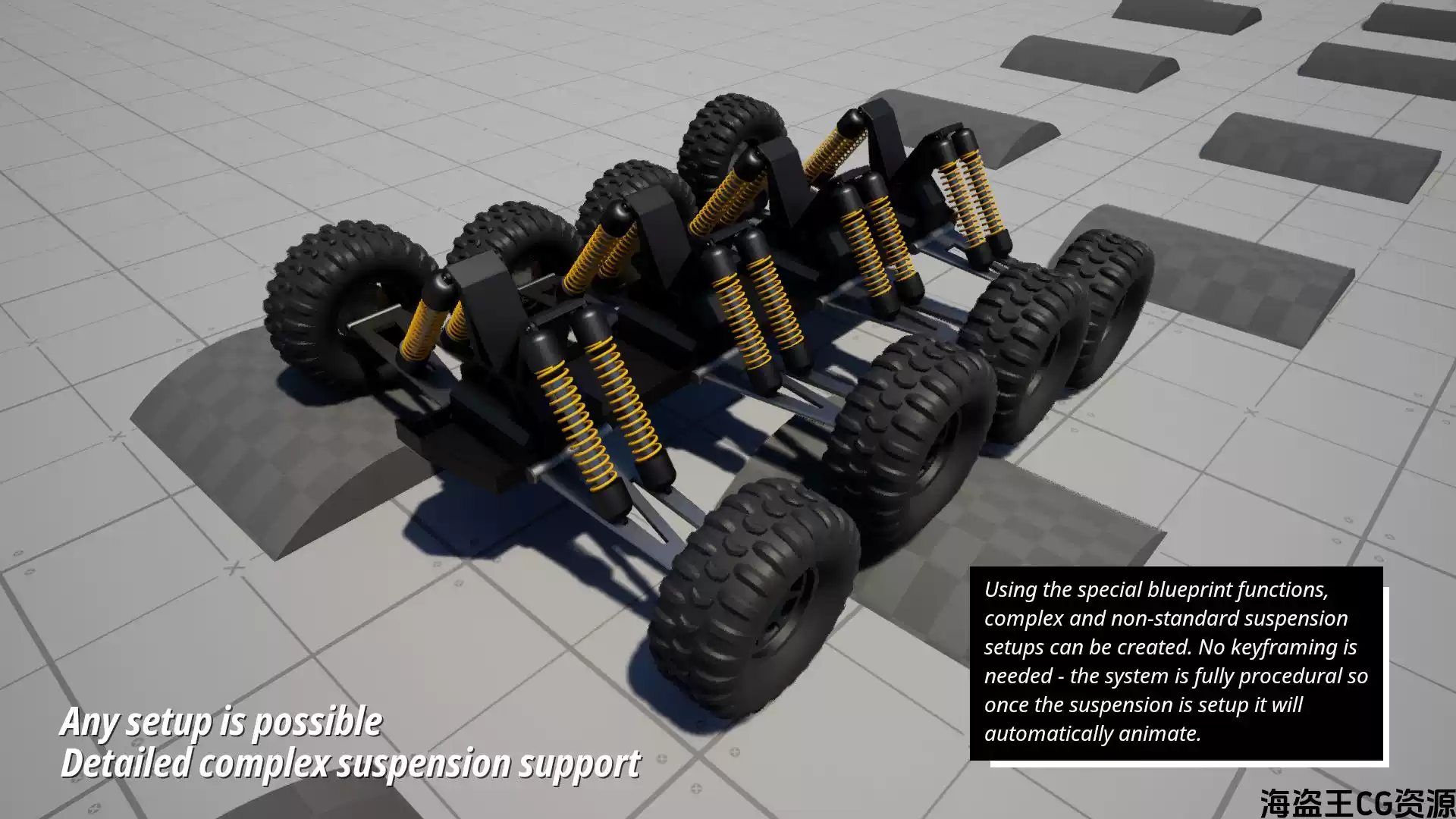 虚幻UE5.7 v1.05b RKVA Rigless Kinematic Vehicle Animation