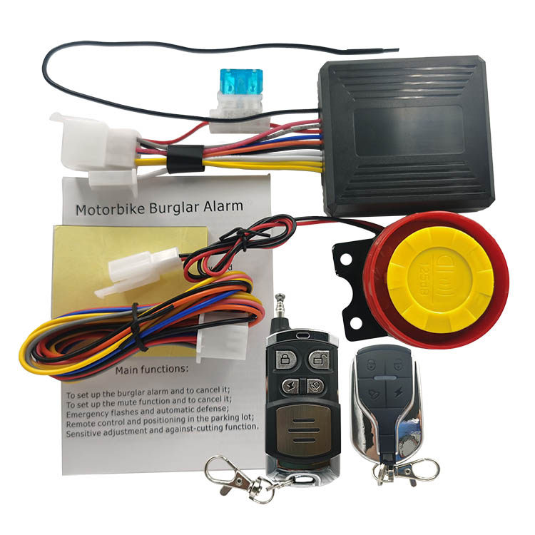 💥 Motorcycle anti-theft alarm system - multifunctional modified remote ...