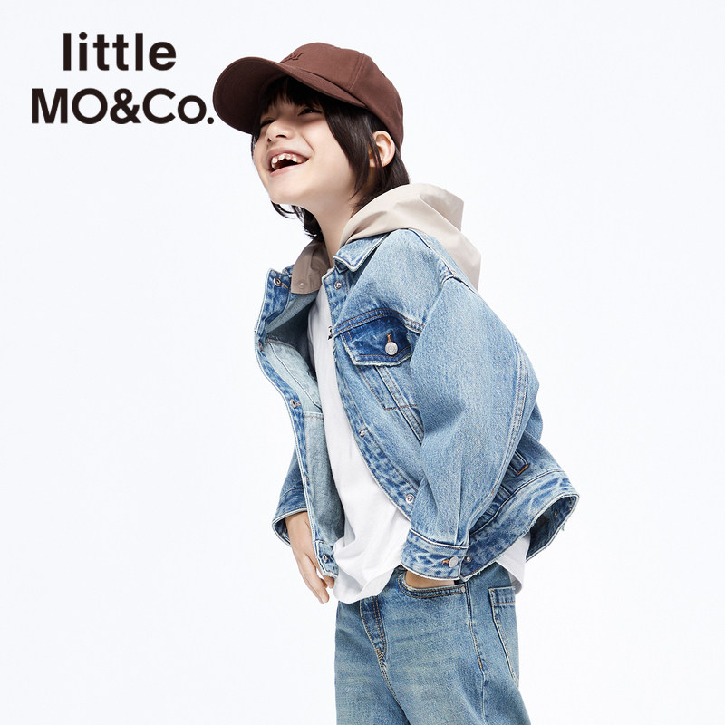 little moco春秋装女童纯棉男童牛仔外套：时尚百搭，宝宝的秋季新宠！-儿童牛仔外套-淘宝好物网