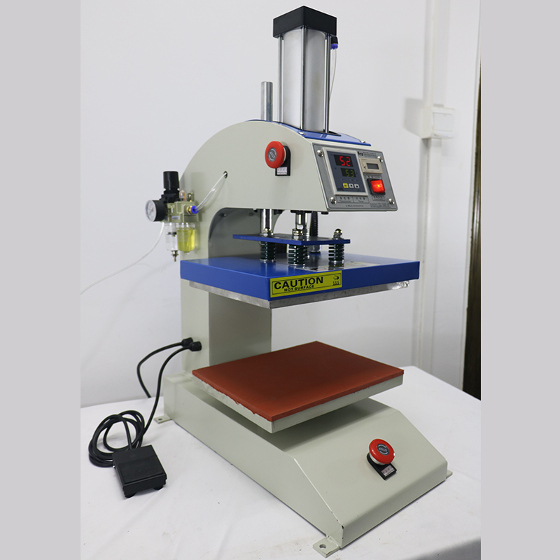 韩式高压热转印气动压烫机烫钻机自动烫唛机烫画机小型内衣烫标机-阿里巴巴