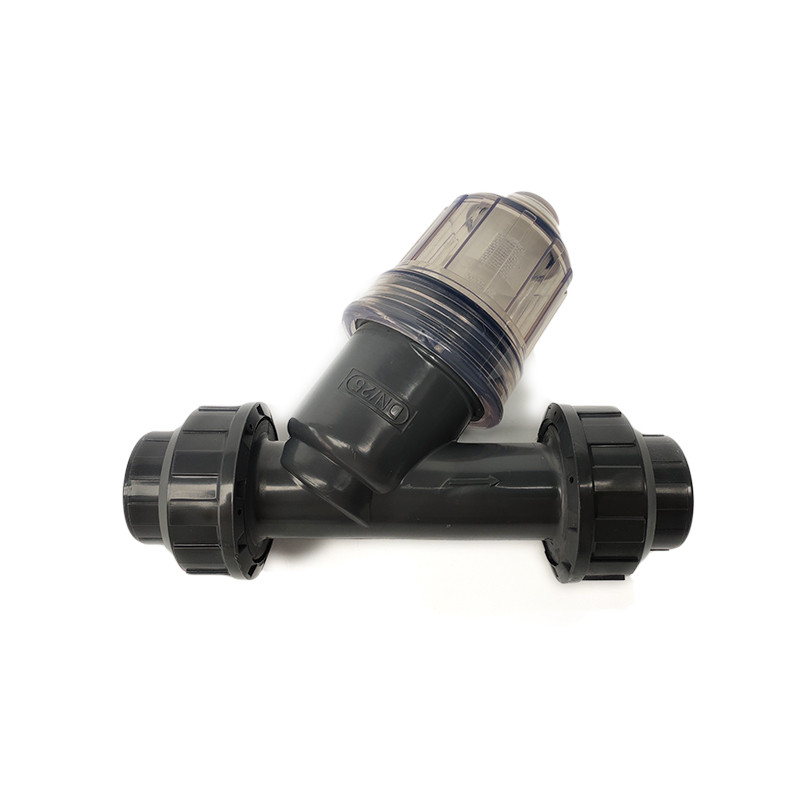 [USD 11.18] PVC filter UPVC Y type plastic chemical water supply pipe ...