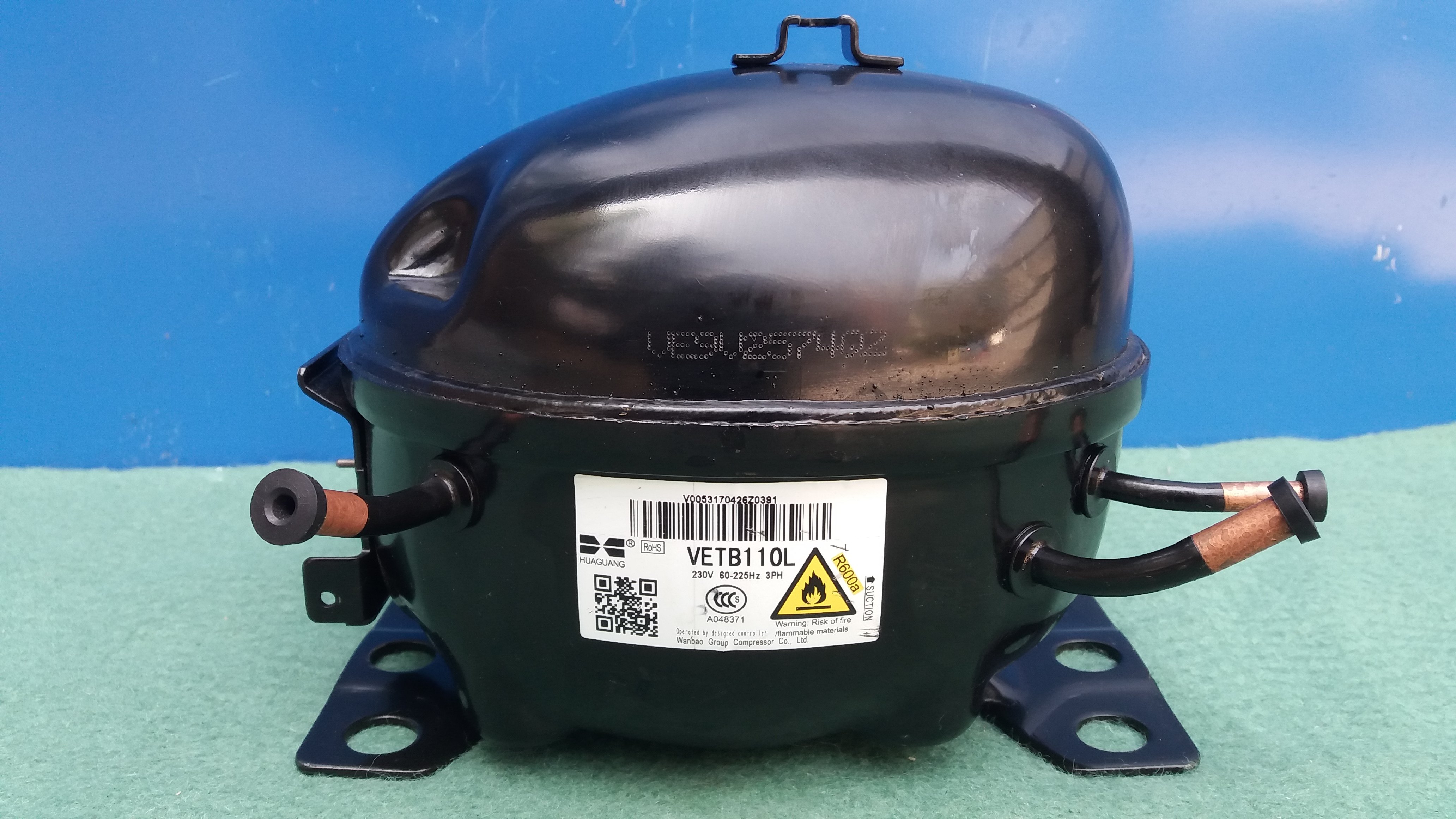 New Huaguang inverter compressors VETB90L, VETB110, VETB110L, VETZ110L