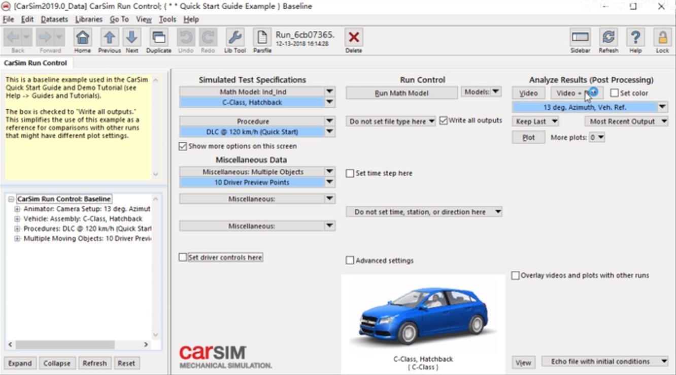 CarSim 2024 2023 2022 2021 2020 19 16 TruckSim 2018 prescan