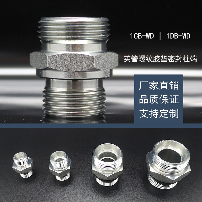 1CB-WD伊顿标准24度锥卡套式直通管接头DIN标准GE-R-ED密封直接