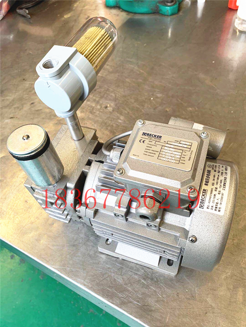BECKER oil-free rotary vane vacuum pump GV8 replaces VT4 8