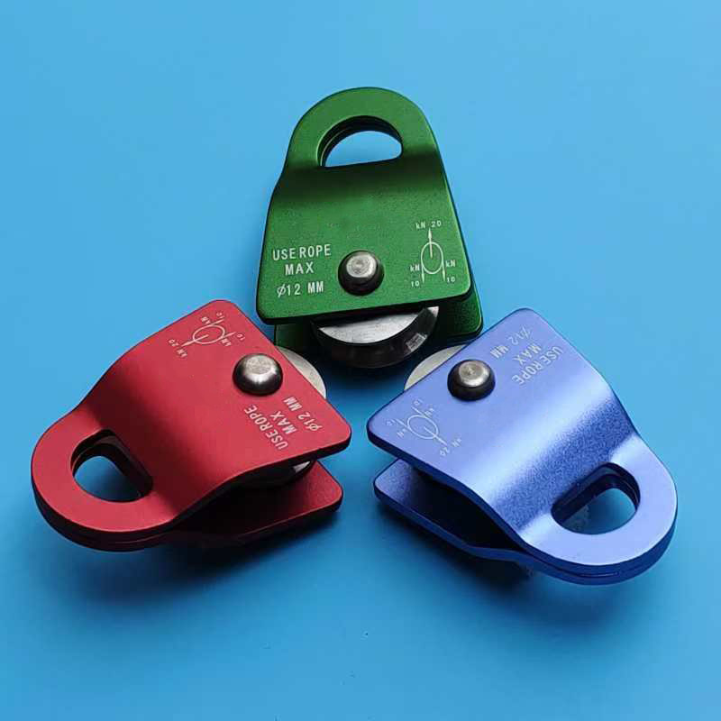 New ce-certified outdoor climbing pulley, featuring a movable side ...