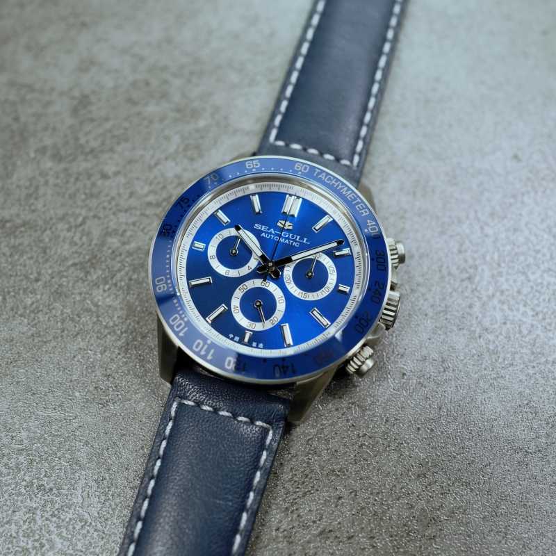 Sea-Gull "SEATONA" titanium automatic chronograph watch | WatchUSeek ...