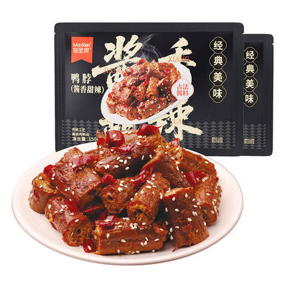 【任选】1 猫里奥150g袋装鸭锁骨鸭脖休闲零食鸭肉丝宿舍追剧解馋