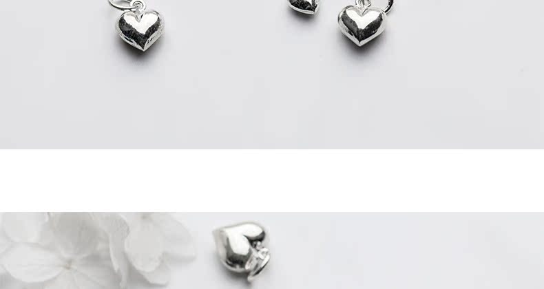饰品配件_银配件批发s925银光面爱心桃心diy手工饰品s0590 - 阿里巴巴