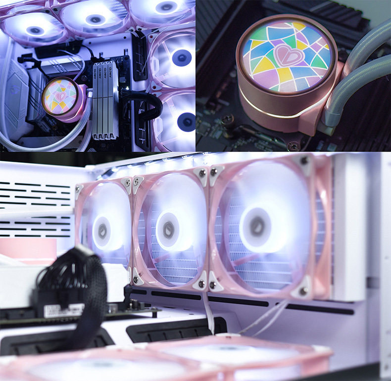 ID-COOLING/FROSTFLOW X 360 吃鸡游戏一体式 CPU水冷散热器水冷-阿里巴巴