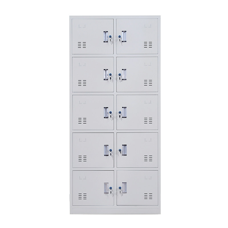 [USD 177.77] Three-flower steel 100-door locker employee storage ...