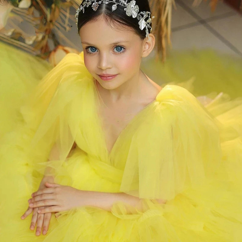 European and American Children's Dress Princess Dress Stylish High-end ...