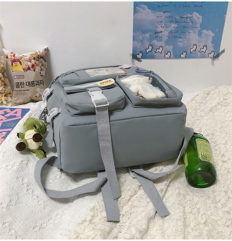 Schoolbag Female College Students Simple Ins Japanese Harajuku Style ...
