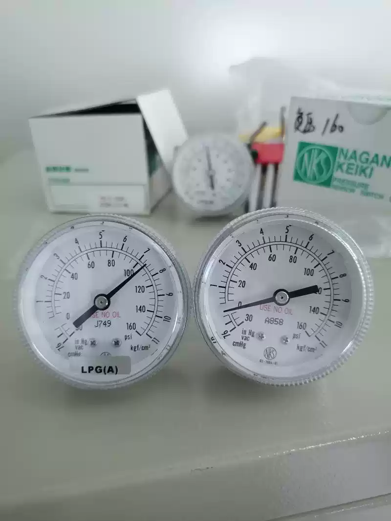 NKS长野特气压力表 PG-V-160K 工业压力测量仪表