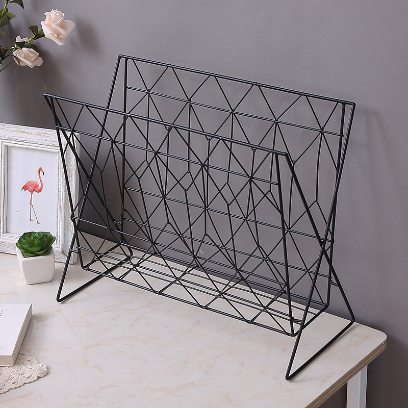 Buy New Iron newspaper rack newspaper rack book Rack magazine rack ...