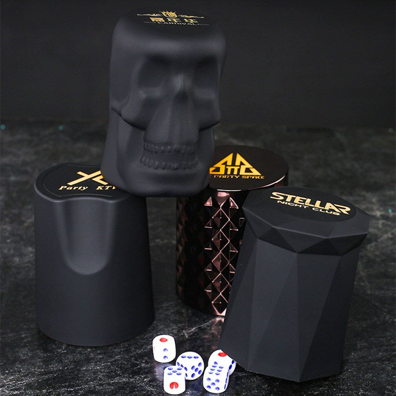 Dice cup, sieve cup, dice set, feel color cup, dice, nightclub bar ...