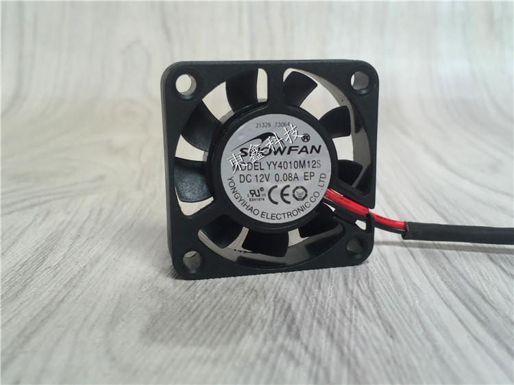 SNOWFAN 4CM 4cm 4010 12V cooling fan YY4010M12S 12V 0 08A