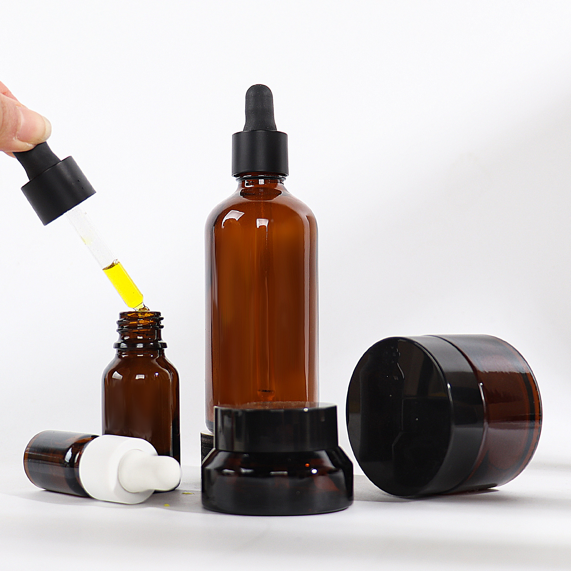 HOPECK茶避光亮白黑滴管分装瓶实测：耐用性拉满，适合硬核用户_化妆_淘宝美妆网