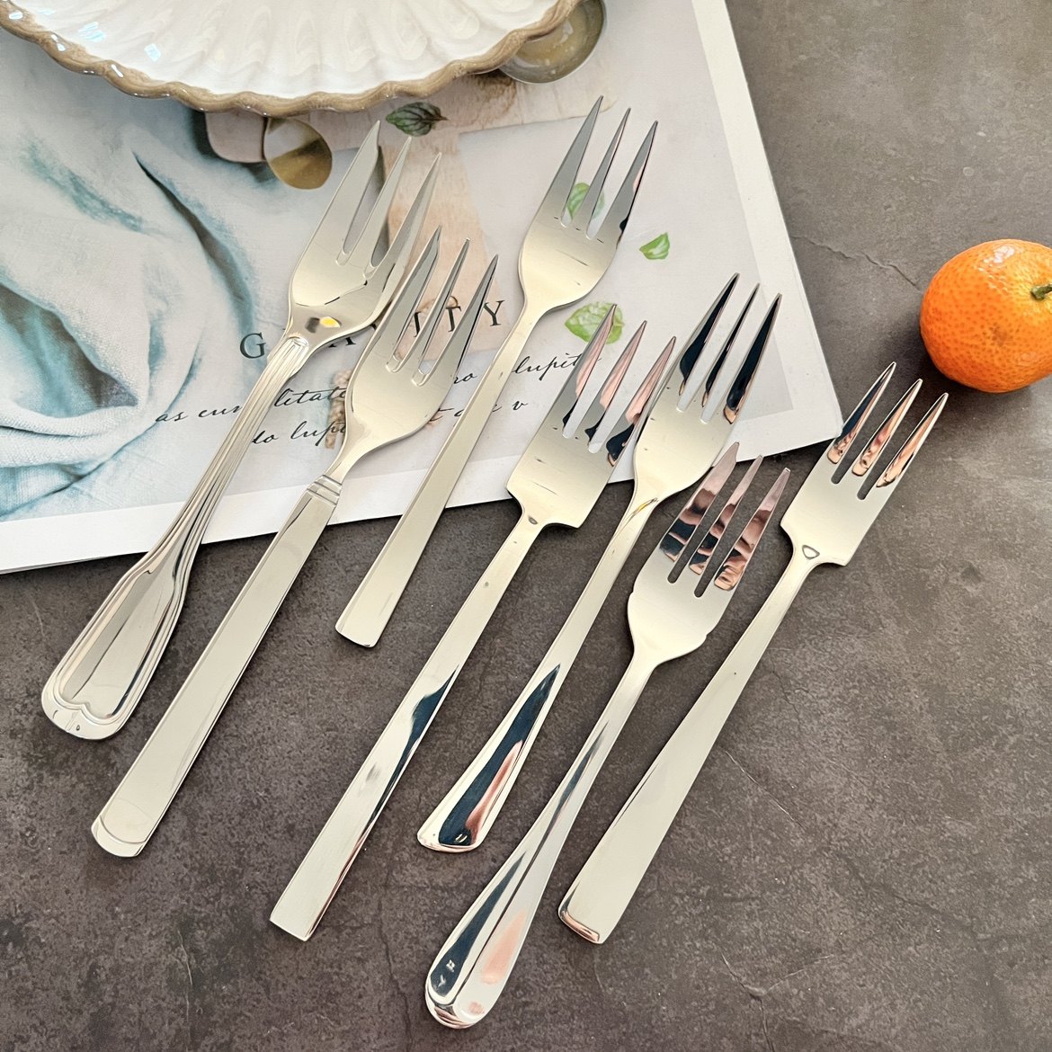 Exportclassy three-tooth fork, 18/10 from big brands, a great companion ...