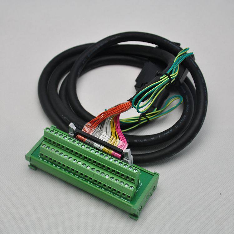XW2D-40G6 terminal block IDC40 cable XW2Z-200B XW2Z-200K horns 40P ...