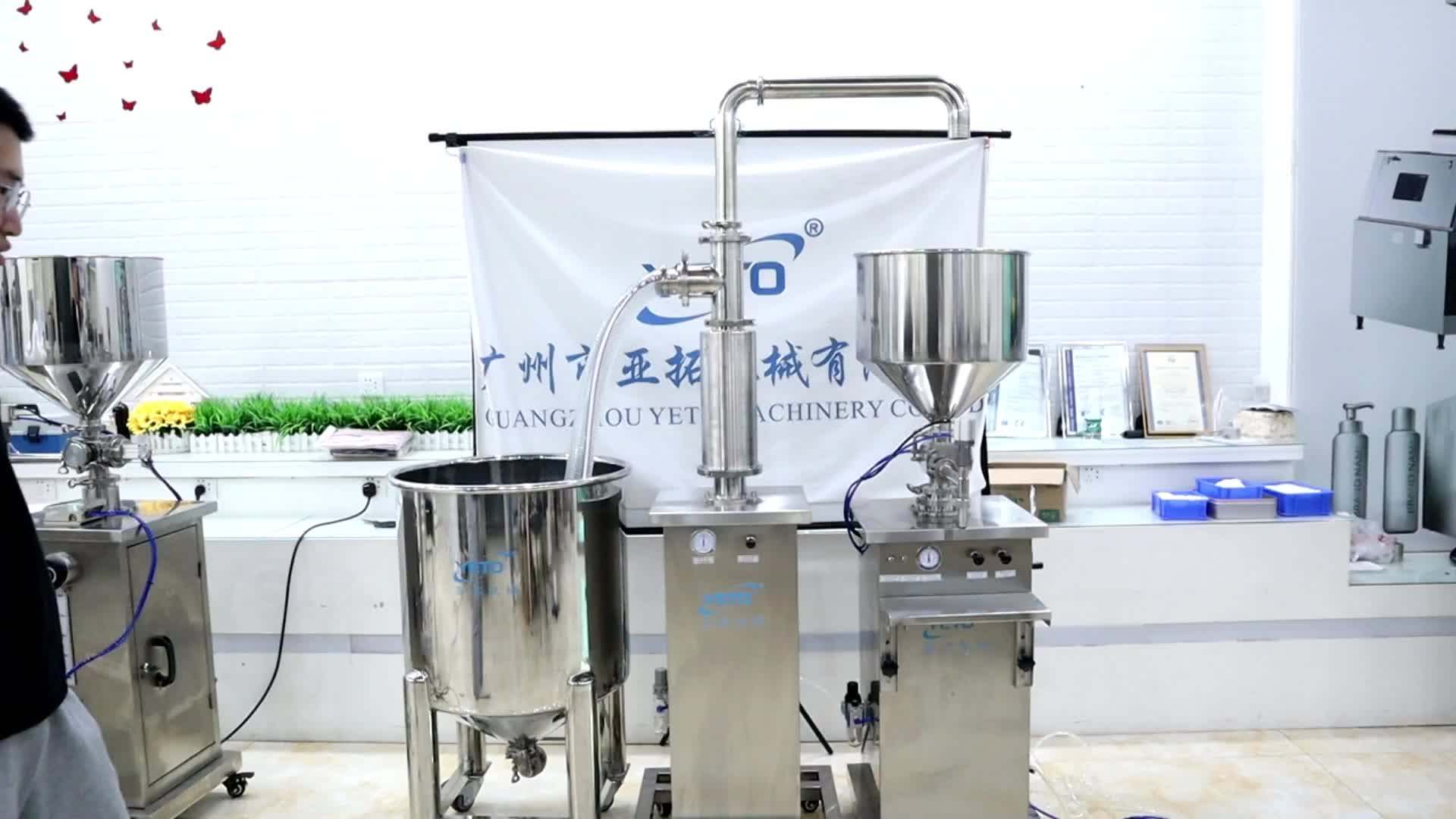 Yeto Pneumatic Cosmetic Cream Paste Viscosity Ointment Transfer Pump ...