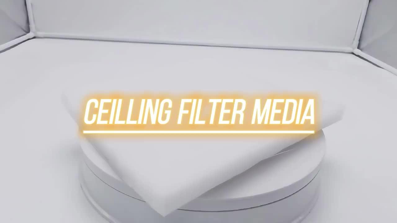 F5-600g Ceiling Filter For Spray Booth/roof Filter/paint Booth Filter ...