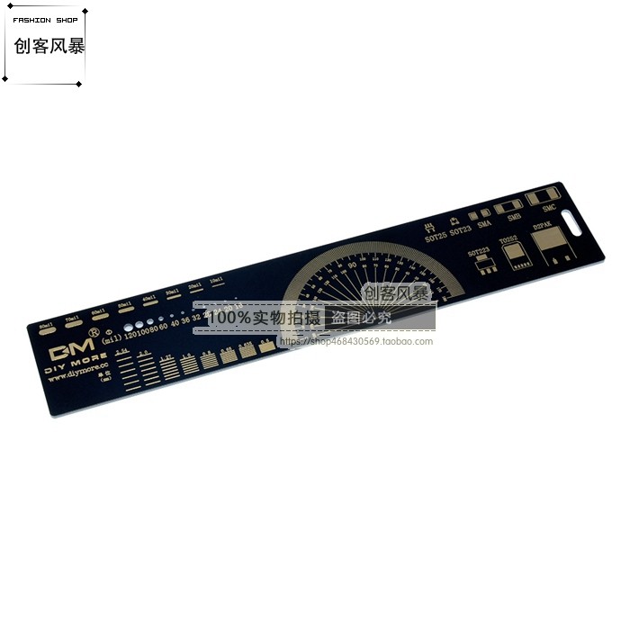 [USD 5.55] Multi-function PCB engineering ruler 20CM straight ruler PCB ...