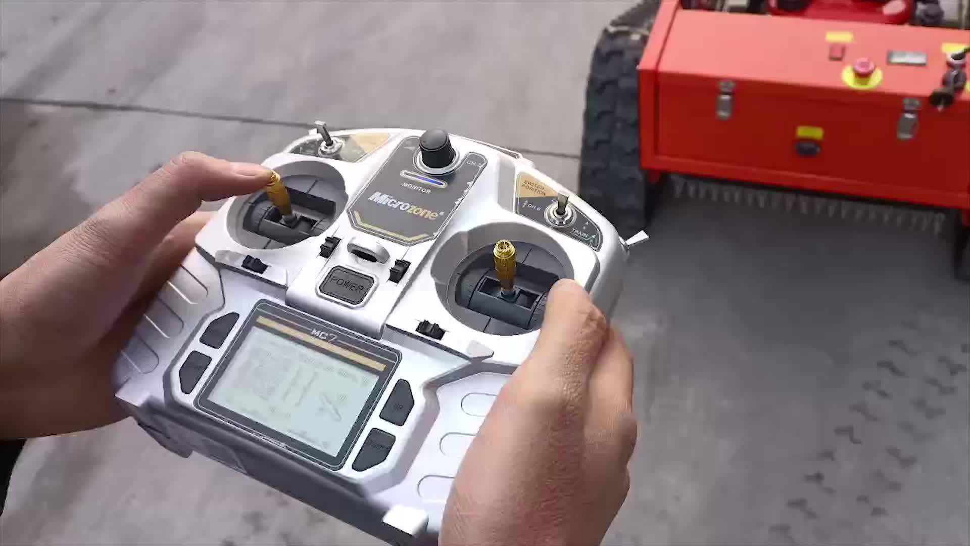 Automatic Grass Trimmer Electric Remote Control Ai Robot Lawn Mower ...