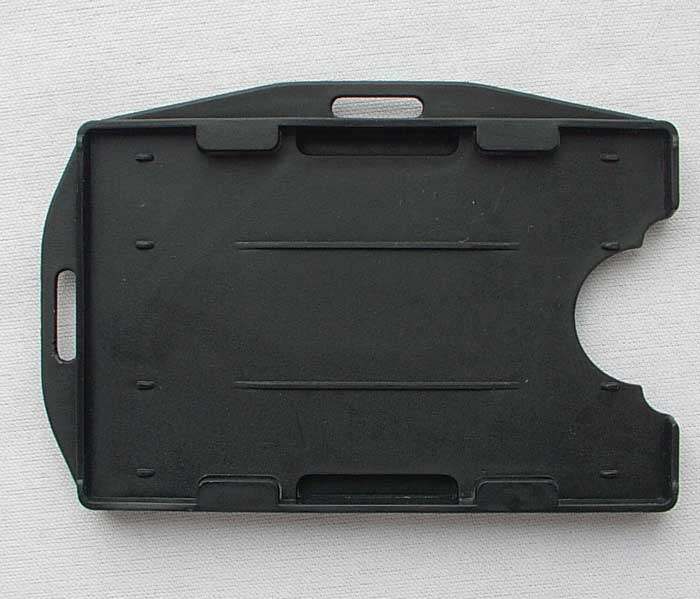 [USD 14.24] Double-sided dual card slot ID card set ID card holder ID ...