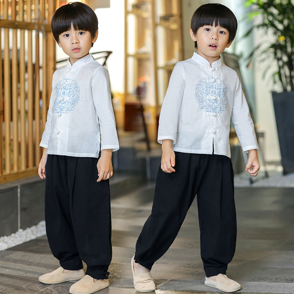Boys Tang Suit for Kids Boy hanfu chinese style Tang suit children ...