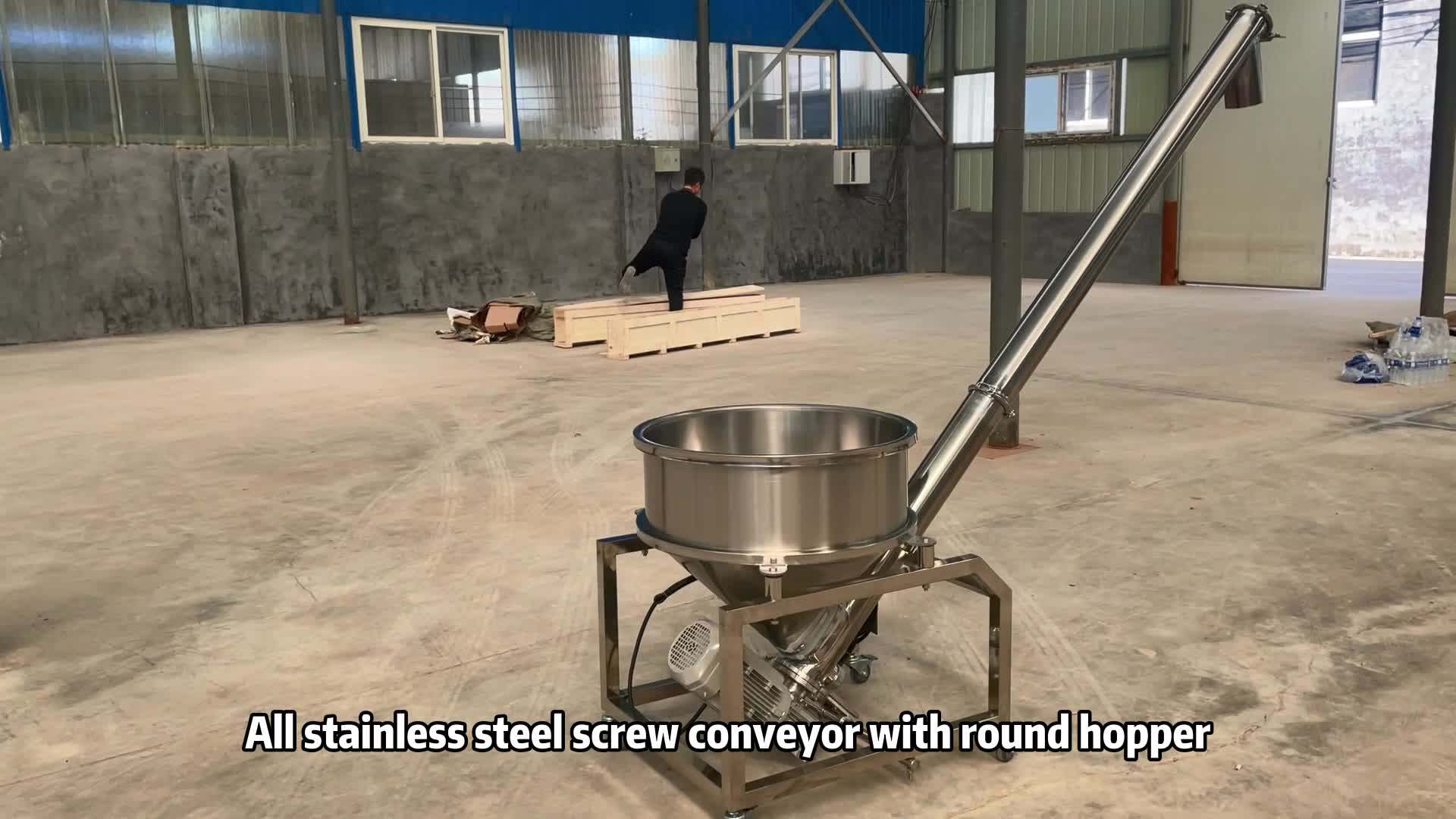 Dy Powder Salt Screw Conveyor Feeder For Food Coffee Powder - Buy ...