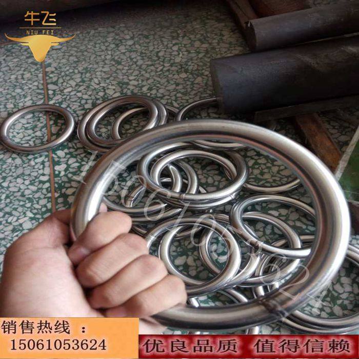 304 stainless steel toroidal round pipe ring welding ring steel ring O ...