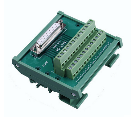 兼容ADAM-3925 DB25孔 端子板 接线模块 25芯公母可选 中继端子台-阿里巴巴