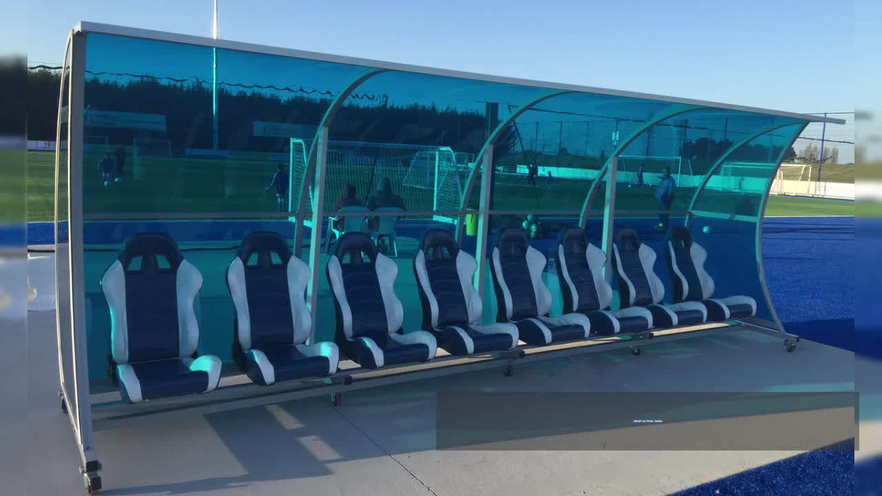 Two Level Portable Soccer Dugout Vip Stadium Seats,Football Player ...