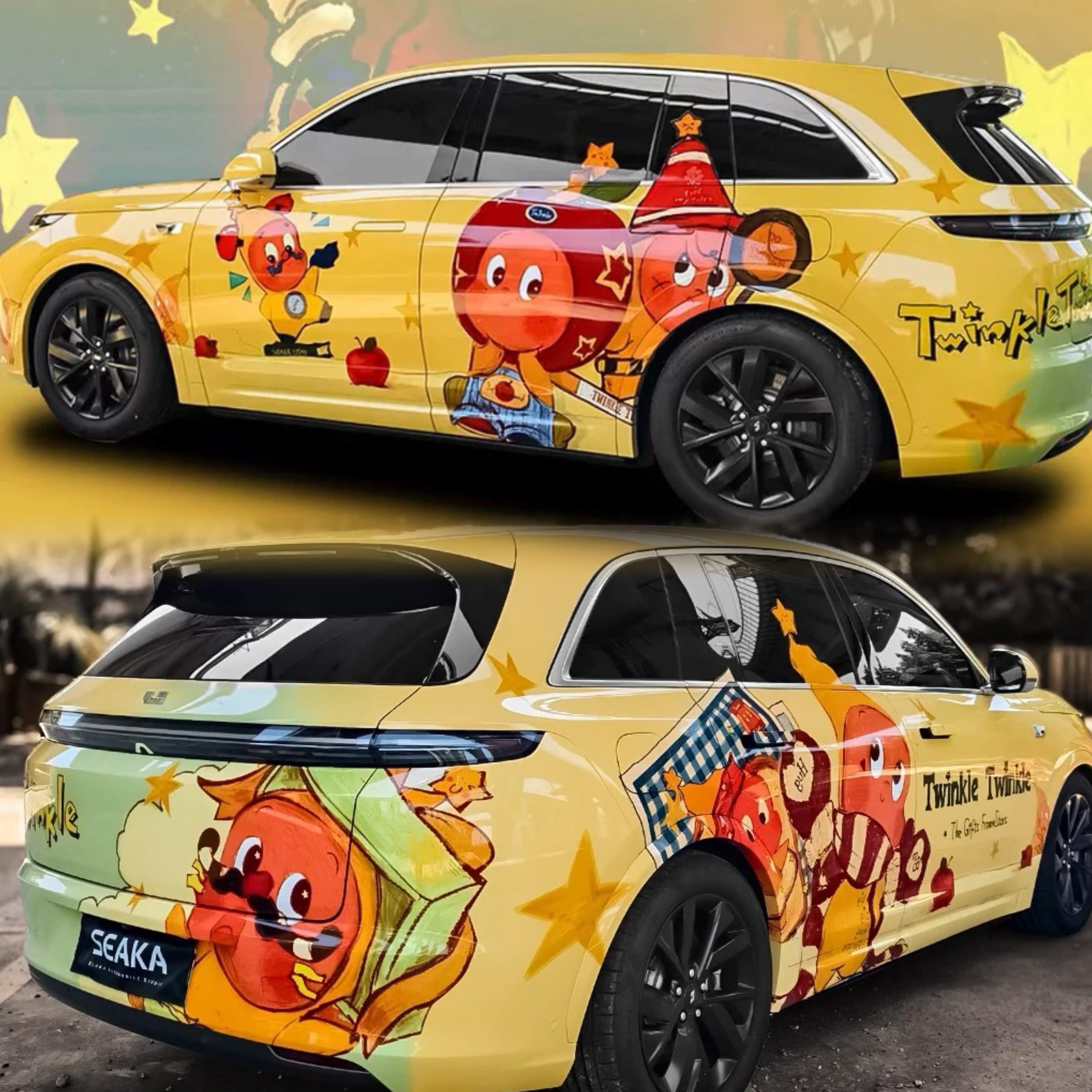 Must buy in 25 years! ideal l7l8l9 star man car sticker｜bmw mini f56 ...