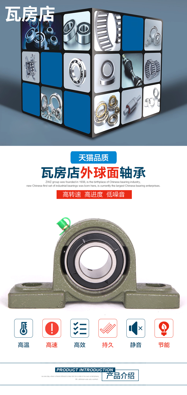 瓦房店外球面轴承 UCP313 UCP314 UCP315 UCP316-阿里巴巴