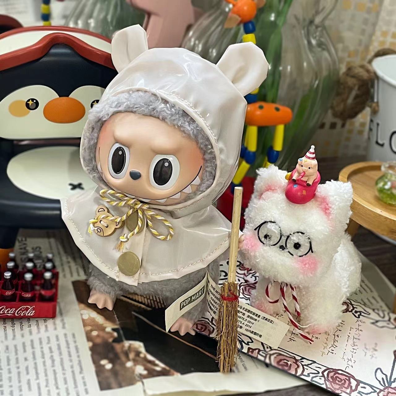 可爱labubu挂件衣服17cm拉布布盲盒，你的潮玩新宠！🌈 -棉花娃娃-淘宝好物网