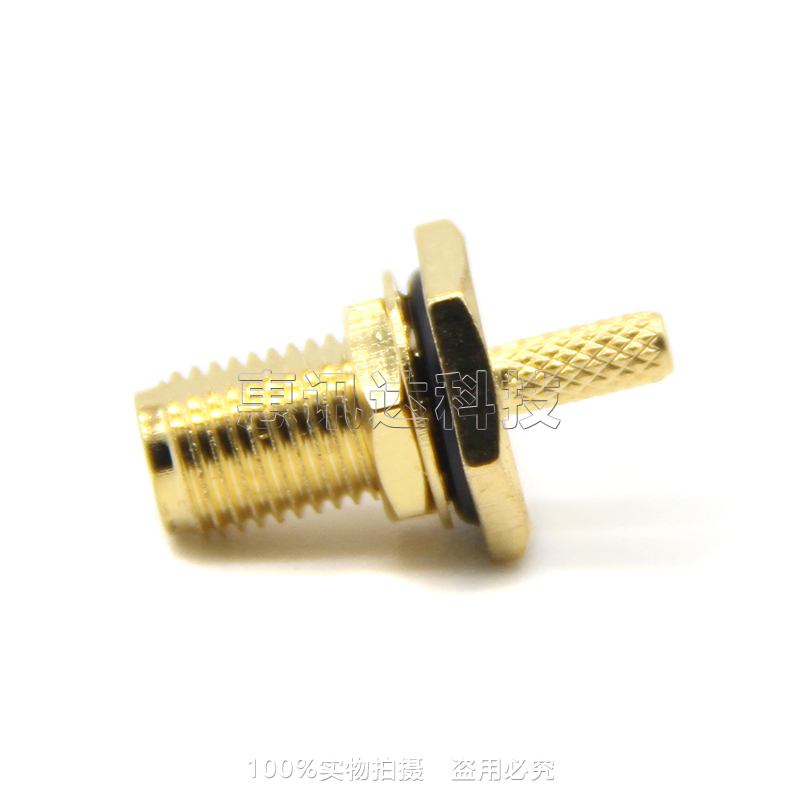 SMA-C-KY3防水 SMA-KY1.5Y SMA母头带螺母固定防水圈压接50-1.5线-阿里巴巴