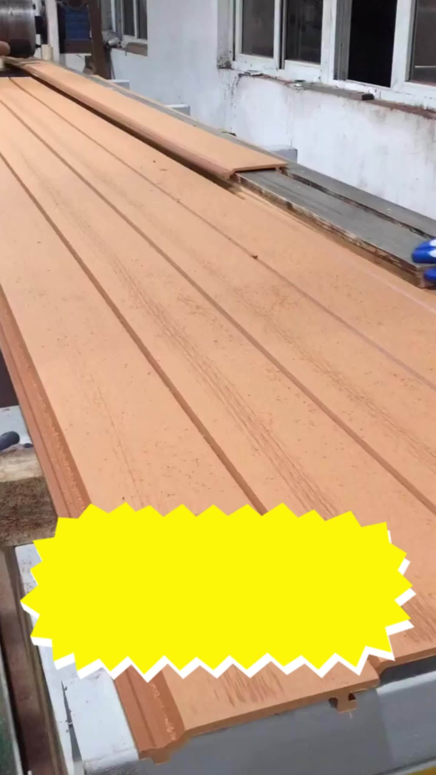 Co-extruded Exterior Outdoor Wall Wpc Fluted Cladding Panel - Buy ...