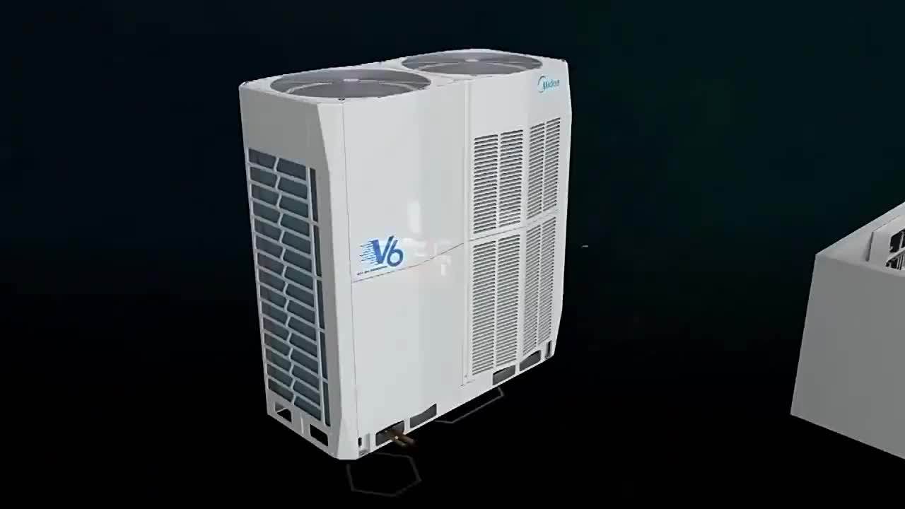 Midea R410a Inverter Vrf/vrv System Home Central Air Conditioning ...