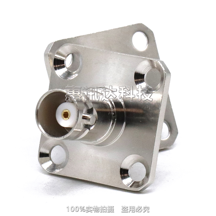 BNC-KF BNC-50KF 50欧大法兰 Q9面板插座 法兰插座 焊PCB板母座-阿里巴巴
