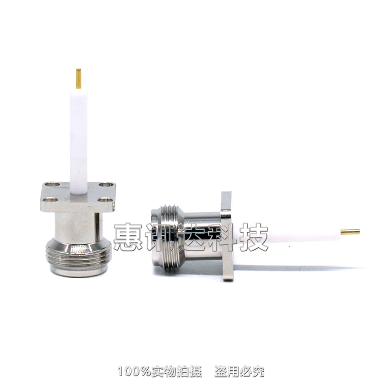 N-KFD-1 N型母头小方板长微带连接器带法兰盘固定L16-50KFD高绝缘-阿里巴巴