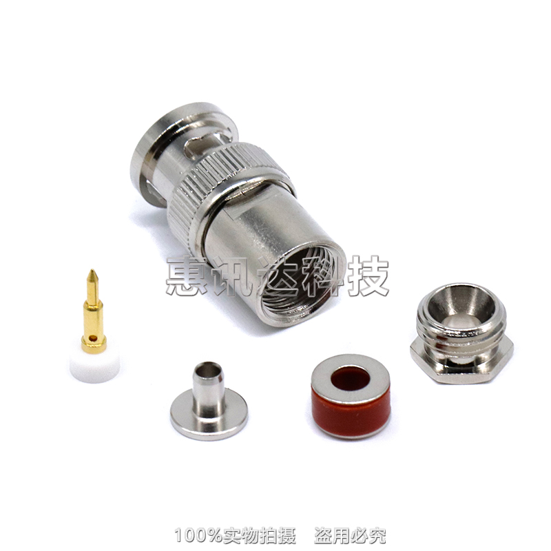 BNC-J5 Q9-J5 BNC-J-3 焊接 装接50-3线缆 卡口头 五件套-阿里巴巴